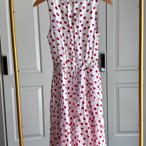 Postage Stamp | Dresses | White Dress With Red Polka Dots | Poshmark